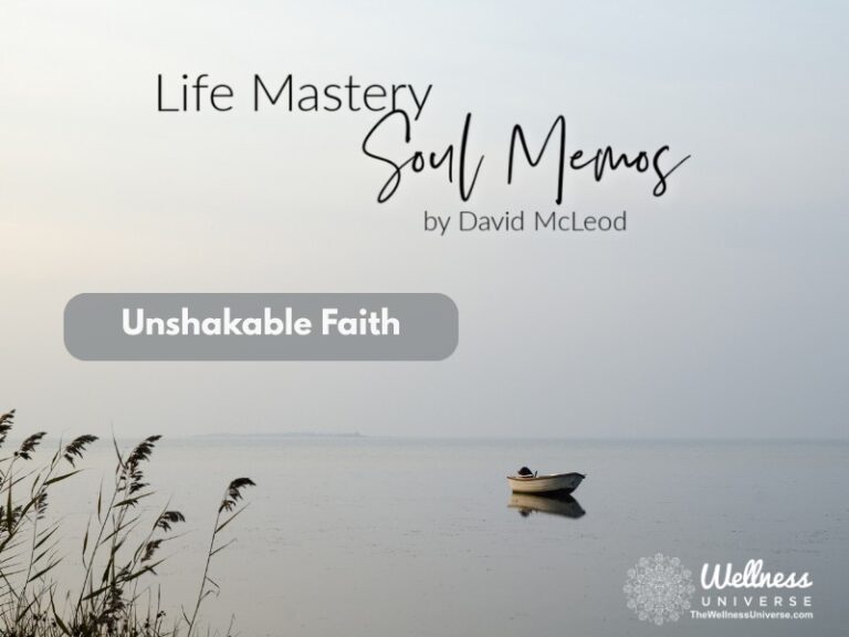 Life Mastery Soul Memos with David McLeod - The Wellness Universe Blog